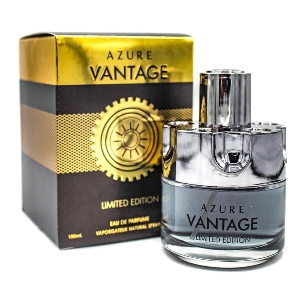 Azure Vantage Limited Edition Eau de Parfum for Men – 3.4 oz / 100 ml ...