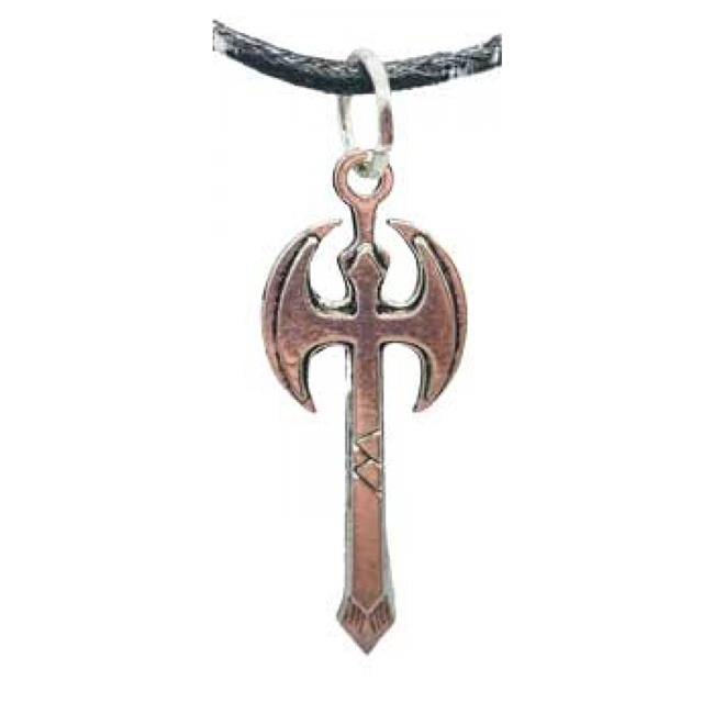 AzureGreen ASHADA 1.5 in. Shango Double AX Amulet Pendant - Walmart.com