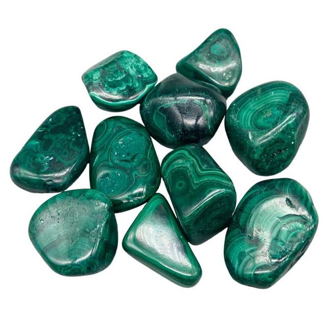 AzureGreen GTMALPB 1 lbs Malachite Pebbles Stone - Walmart.com