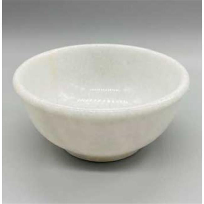AzureGreen RST5W 4 in. White Marble Scrying Bowl - Walmart.com