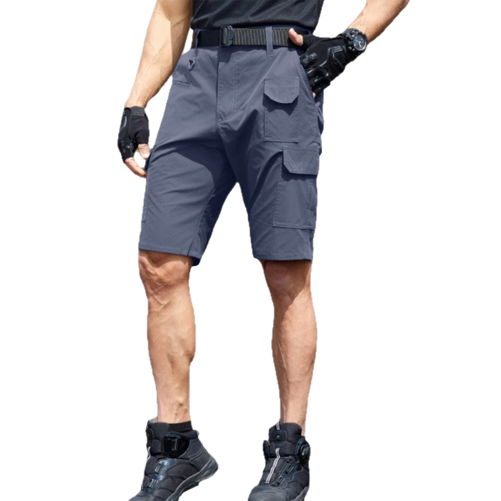 AzureSilk Mens Pants Ripstop Cargo Work Pants With Multi-pocket Water ...