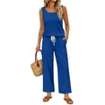 AzureSilk Two Piece Sets for Women Summer Spring Outfits Tank Square ...