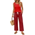 AzureSilk Two Piece Sets for Women Summer Spring Outfits Tank Square ...