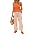 AzureSilk Two Piece Sets for Women Summer Spring Outfits Tank Square ...