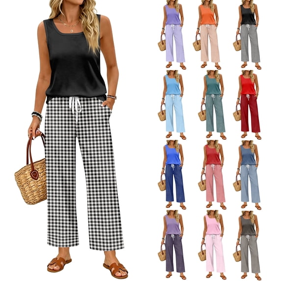 AzureSilk Women Summer Outfits Two Piece Sets for Women Summer Spring ...