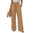 AzureSilk Women's Wide Leg Pants with Pockets Drawstring Loose Trousers ...