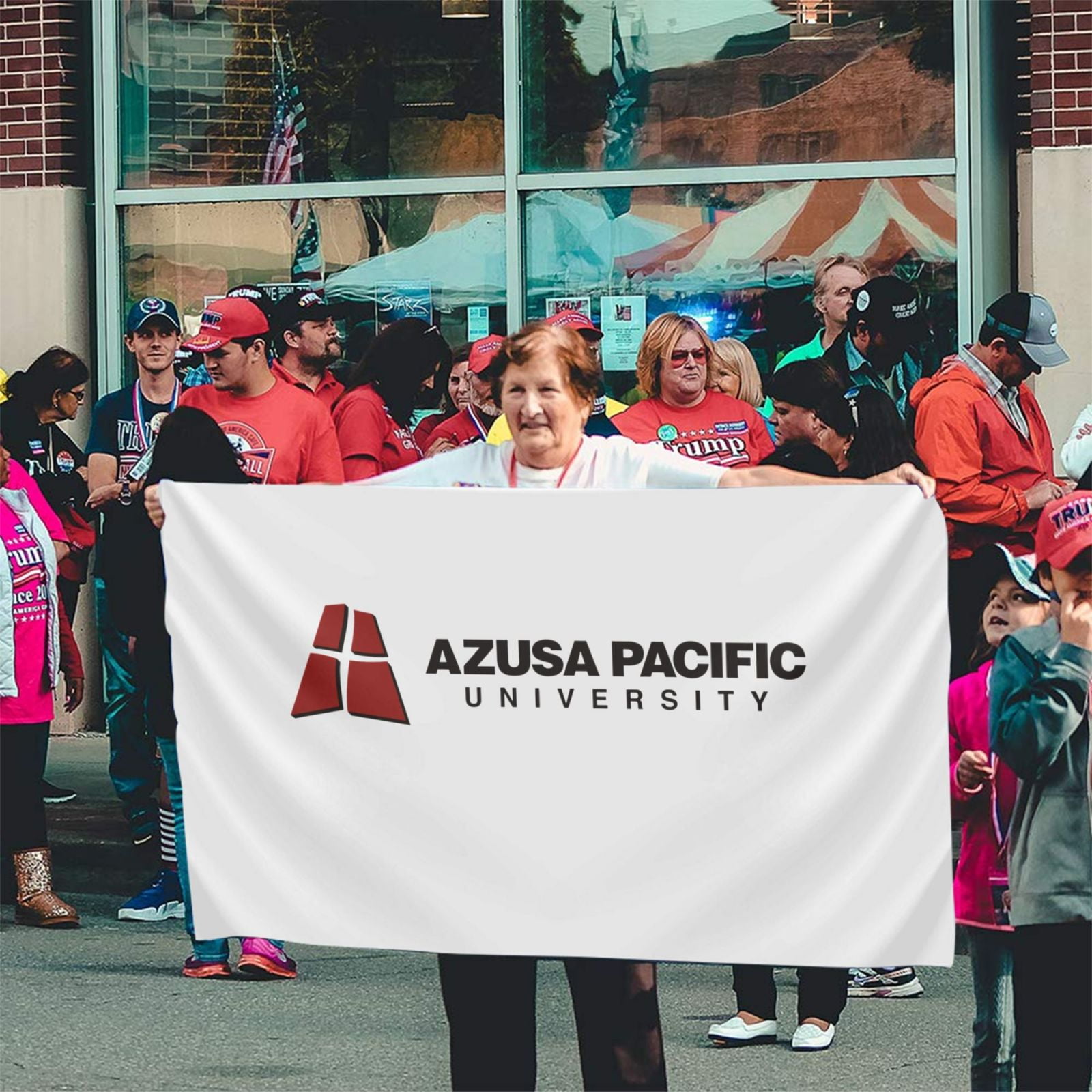 Azusa Pacific University Logo Banner Breeze Flag Outdoor Flags Home ...