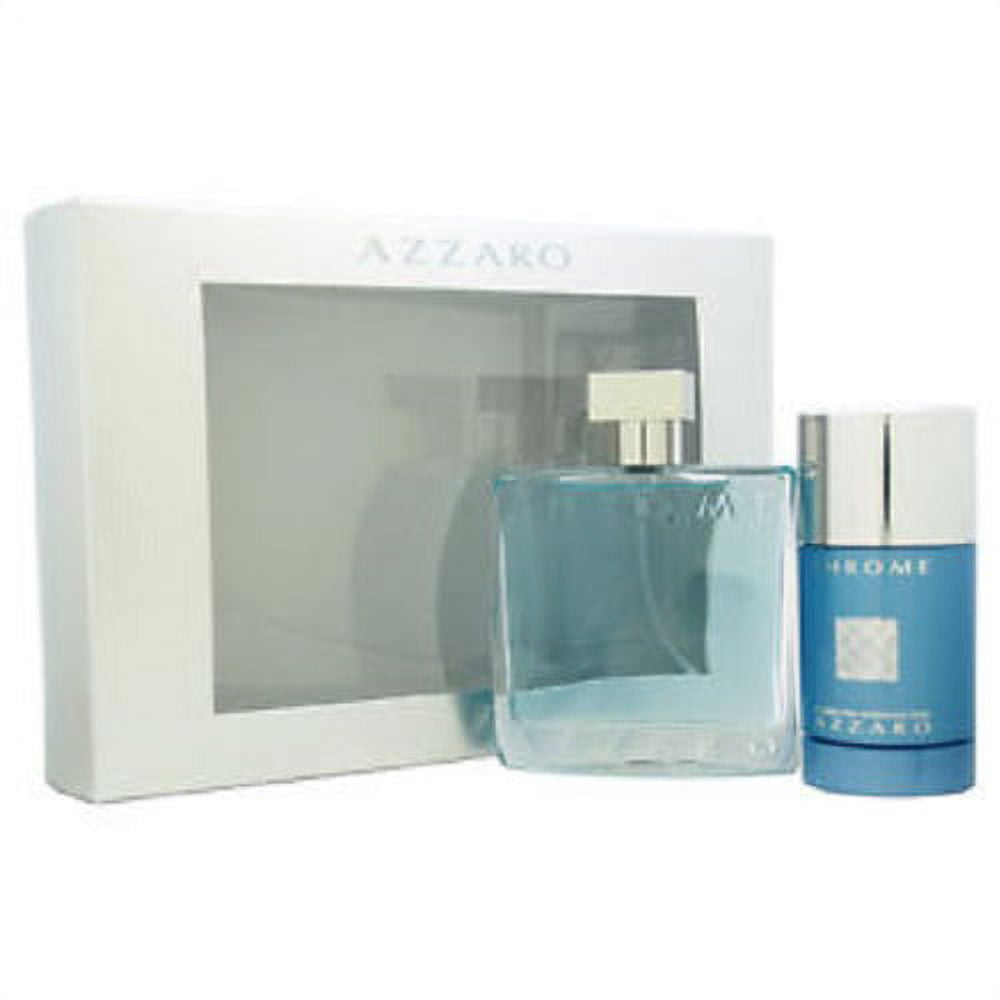 Azzaro CHROME 3.4 edt Spray Men's Cologne + 2.7 oz Deo stick NEW gift ...
