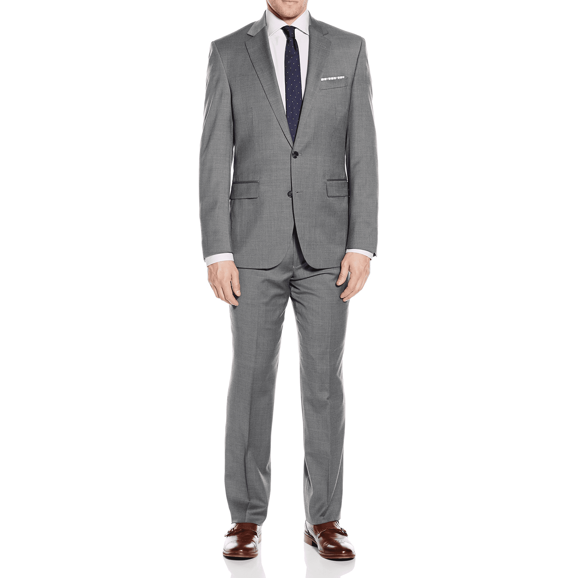 Azzuro 2-Piece Suit Set with Jacket and Dress Pants, Slim Fit - Walmart.com