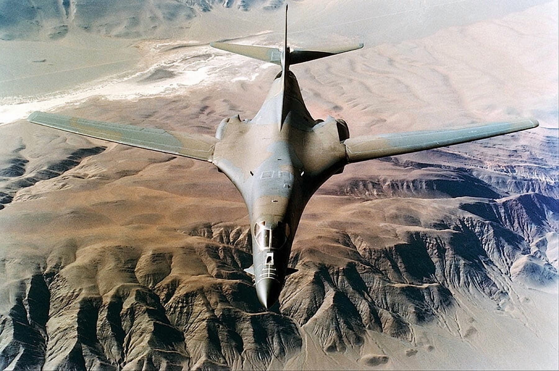 B-1 / B-1B Lancer Bomber Camouflage Paint Style -1 - 24x36 Inch Glossy ...