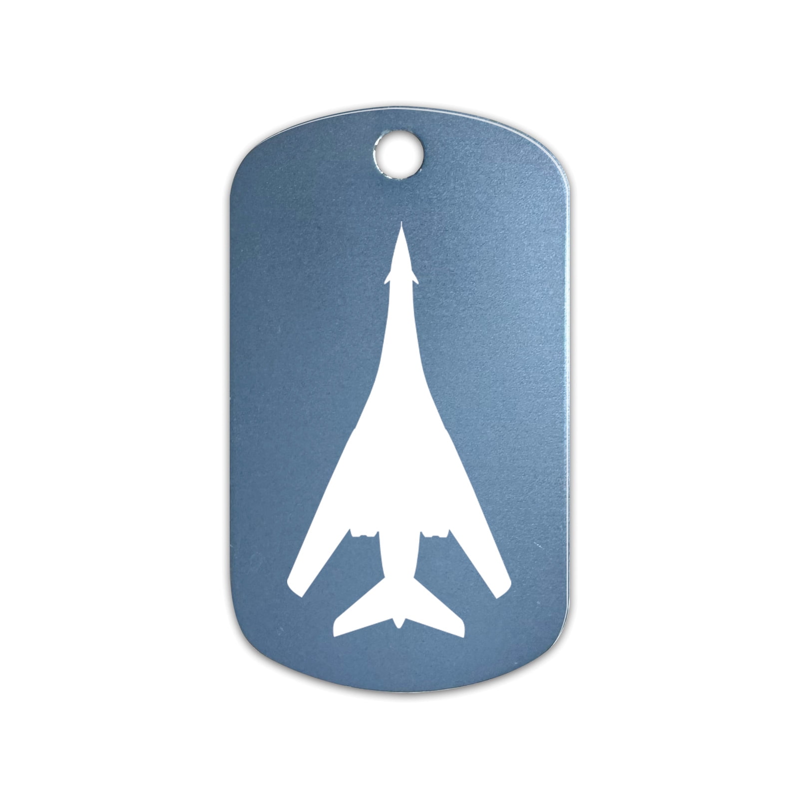 B-1 Lancer GI Dog Tag Aluminum Keychain b1 bomber - Light Blue ...