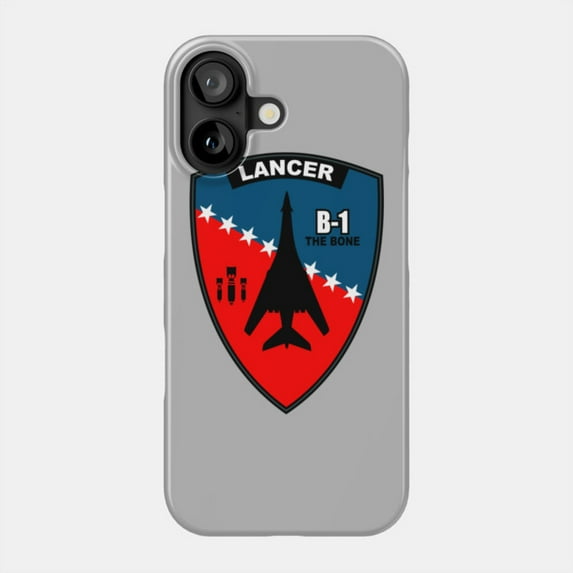 B-1 Lancer Patch Themed Protective Case for iPhone 11,12,13,14,15,16,17 ...