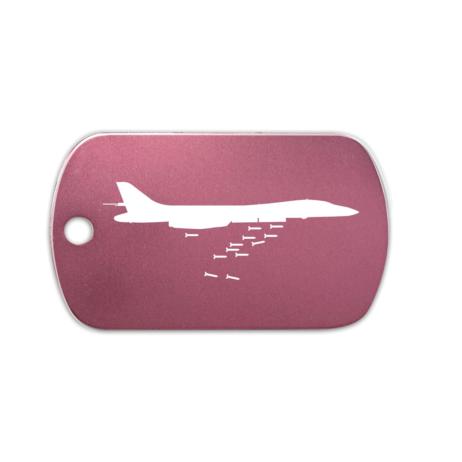 B-1 Lancer V2 GI Dog Tag Aluminum Keychain lancer strategic bomber ...