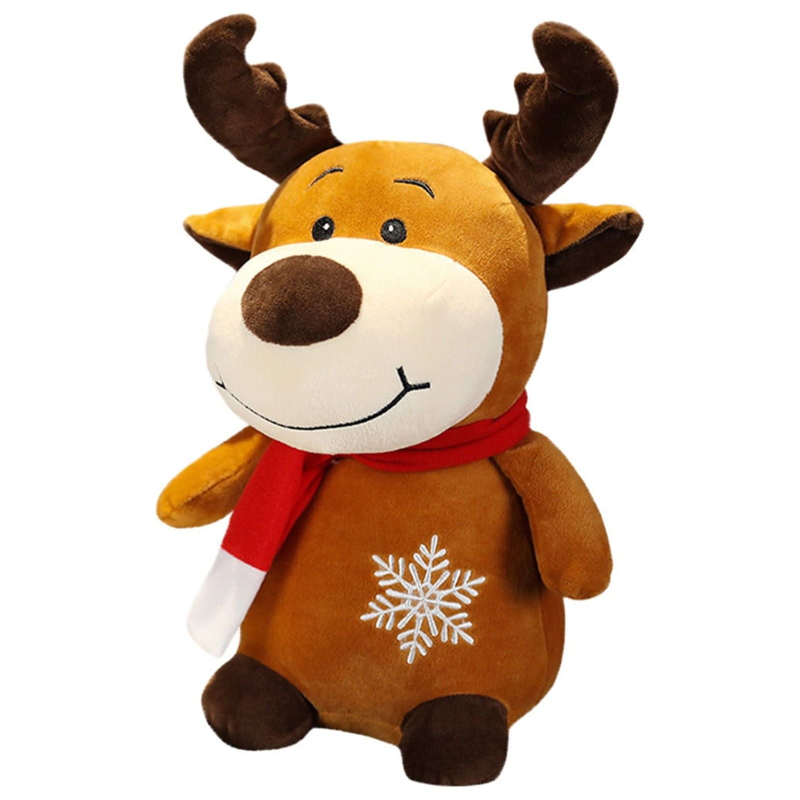 B 10 Inch Reindeer Plush Animal Toy Small Christmas Decoration Soft ...