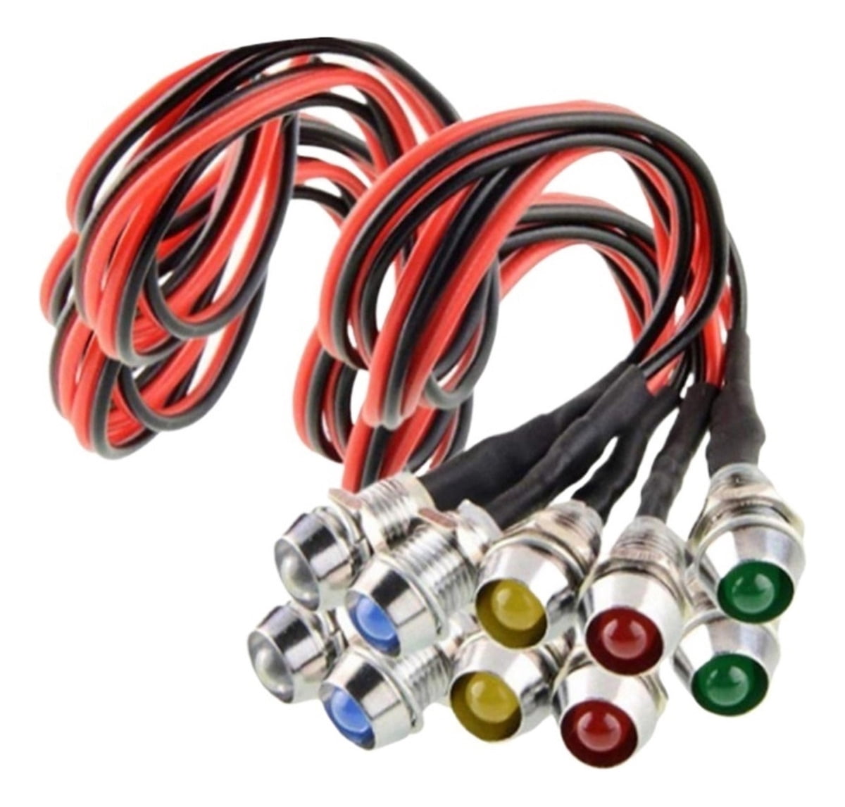 B 10 Pcs Led Indicator Lamp For Cars/Trucks - Walmart.com