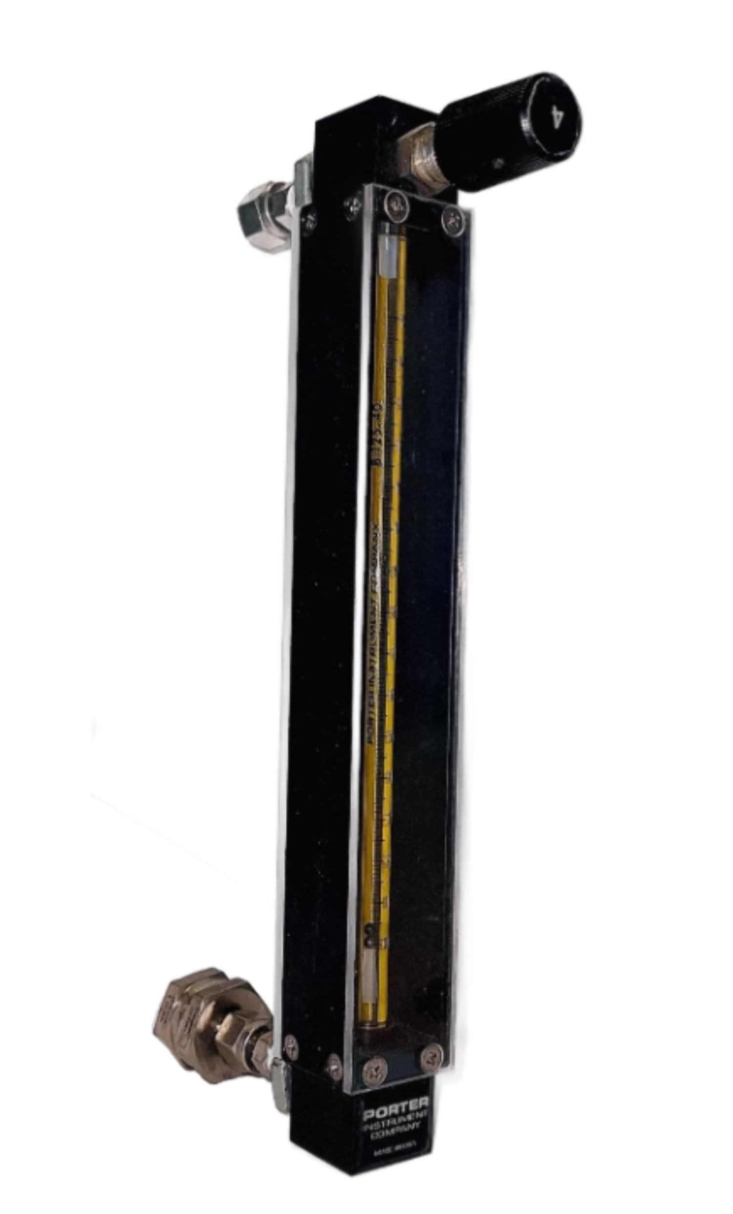 B-125-40 Aluminum Mounted Flowmeter 0-15, Flowmeter with Valve, Direct ...