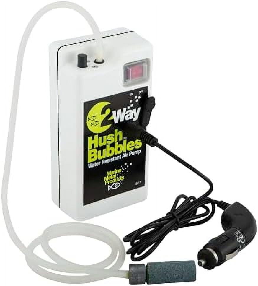 B-17 2-Way Hush Bubbles Live Bait Aerator, Quiet Water Resistant Air ...