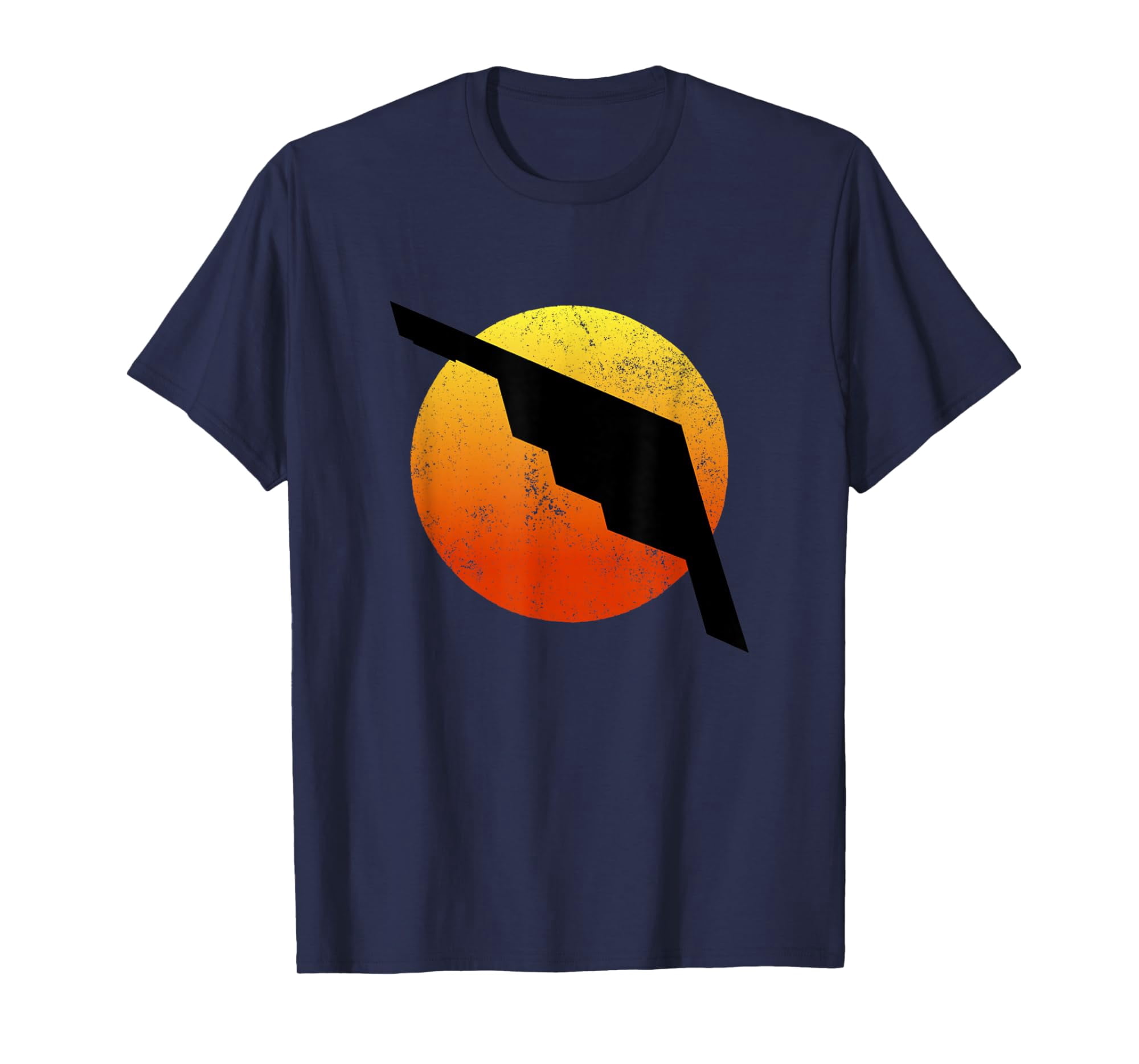 B-2 Bomber Silhouette Sunset Military Airplane Stealth B2 T-Shirt ...