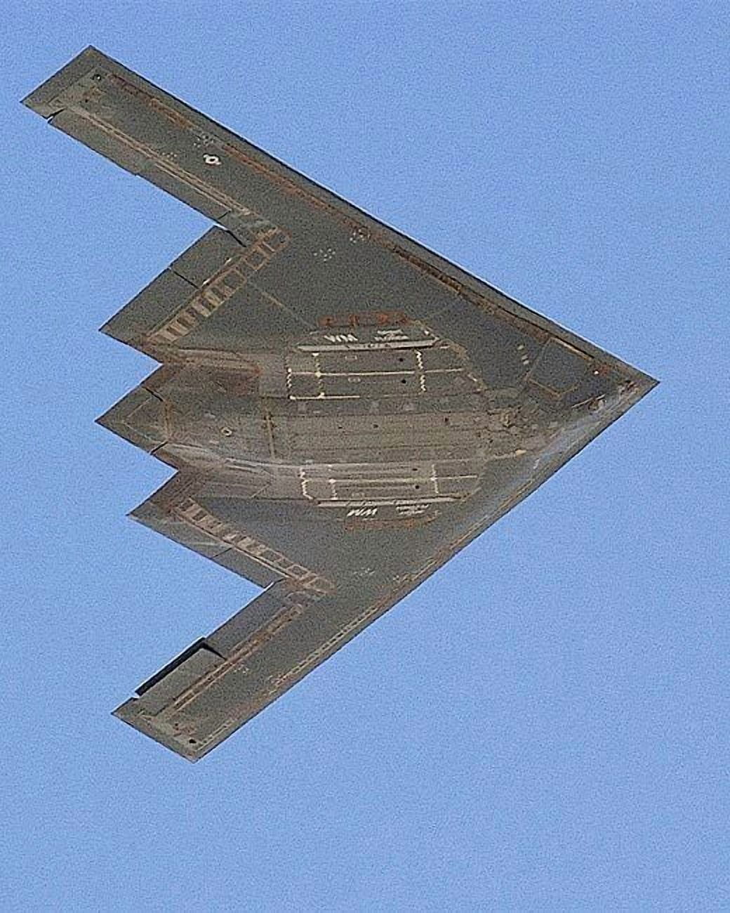 B-2 Stealth Bomber Aircraft Underside - 20x30 Inch Laminated Aviation ...