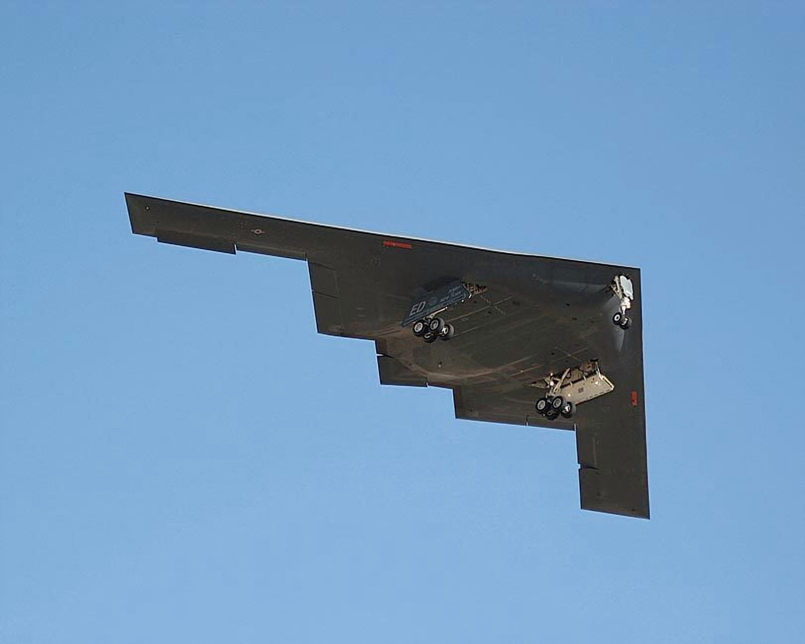 B-2 Stealth Bomber with Landing Gear Down - 20x30 Inch Laminated ...