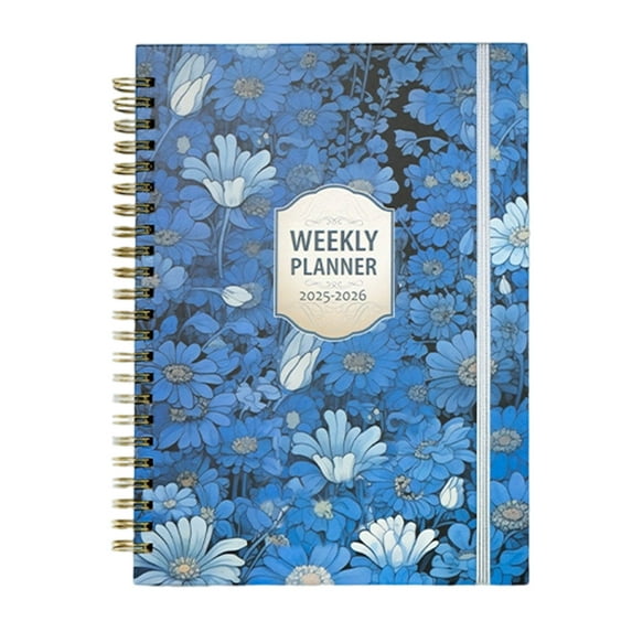 B 2026 Personalized Weekly And Monthly Planner Style B Flower Design ...