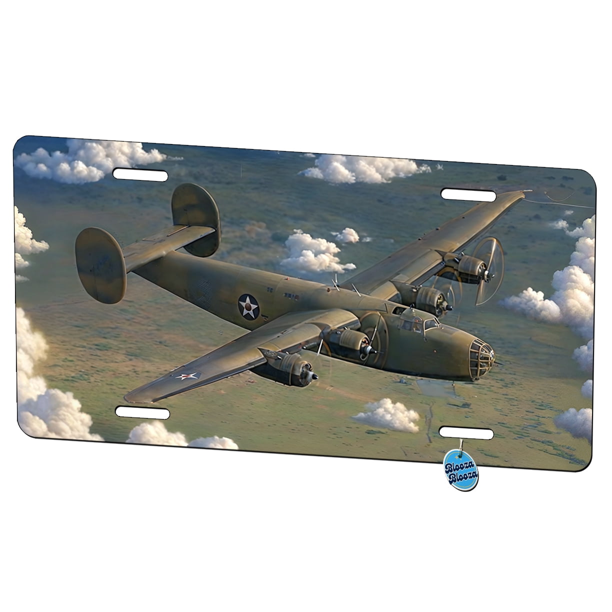 B-24 Liberator Bomber WWII United States Air Force Heavy Bomber Metal ...