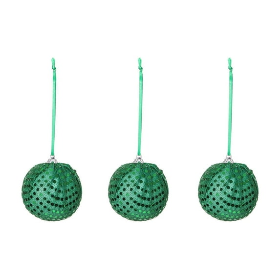 B 3-Pack St Patricks Day Handmade Fabric Ball Decorative Pendant 2.76 ...
