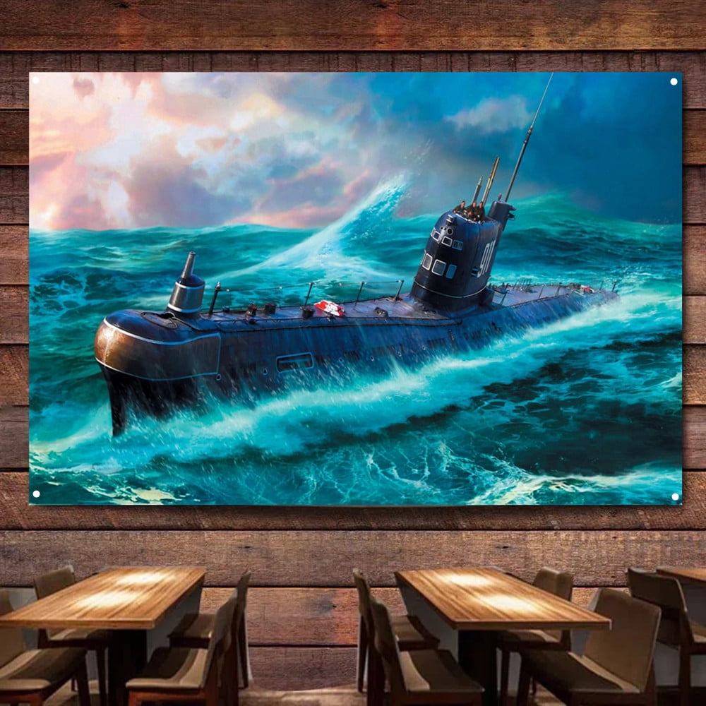 B-36 Project 641 Submarine Posters & Prints Tapestry Navy Battleship ...