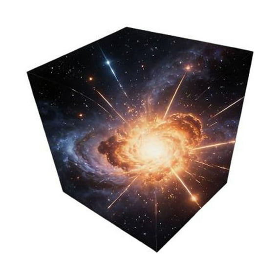 B 3D Optical Illusion Corner Wall Sticker Visual Effect Decal Removable ...