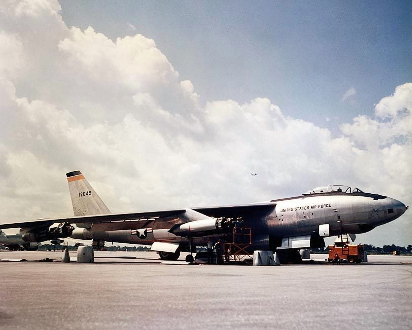 B-47 Stratojet Atomic Bomber Maintenance Style - A - 12x18 Inch ...