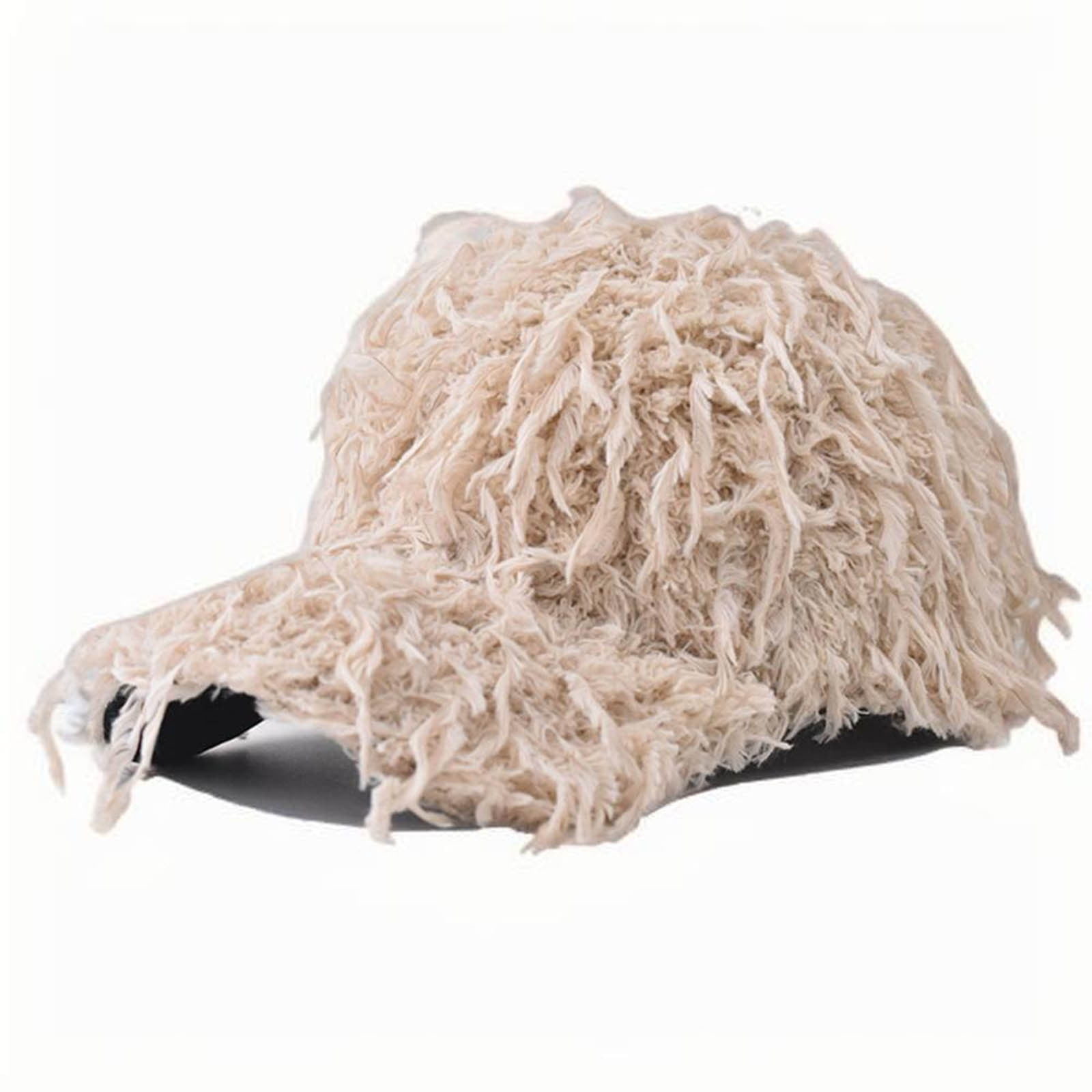 B-471 Beige Men'S And Women'S Nagasu Lamb Wool Chicken Baseball Cap ...