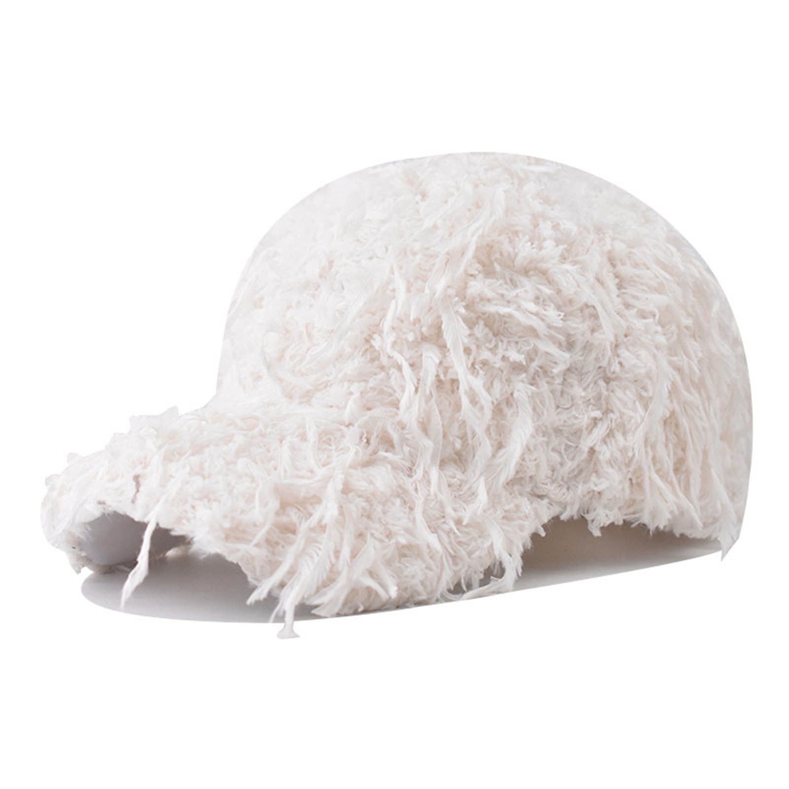 B-471 White Men'S And Women'S Nagasu Lamb Wool Chicken Baseball Cap ...