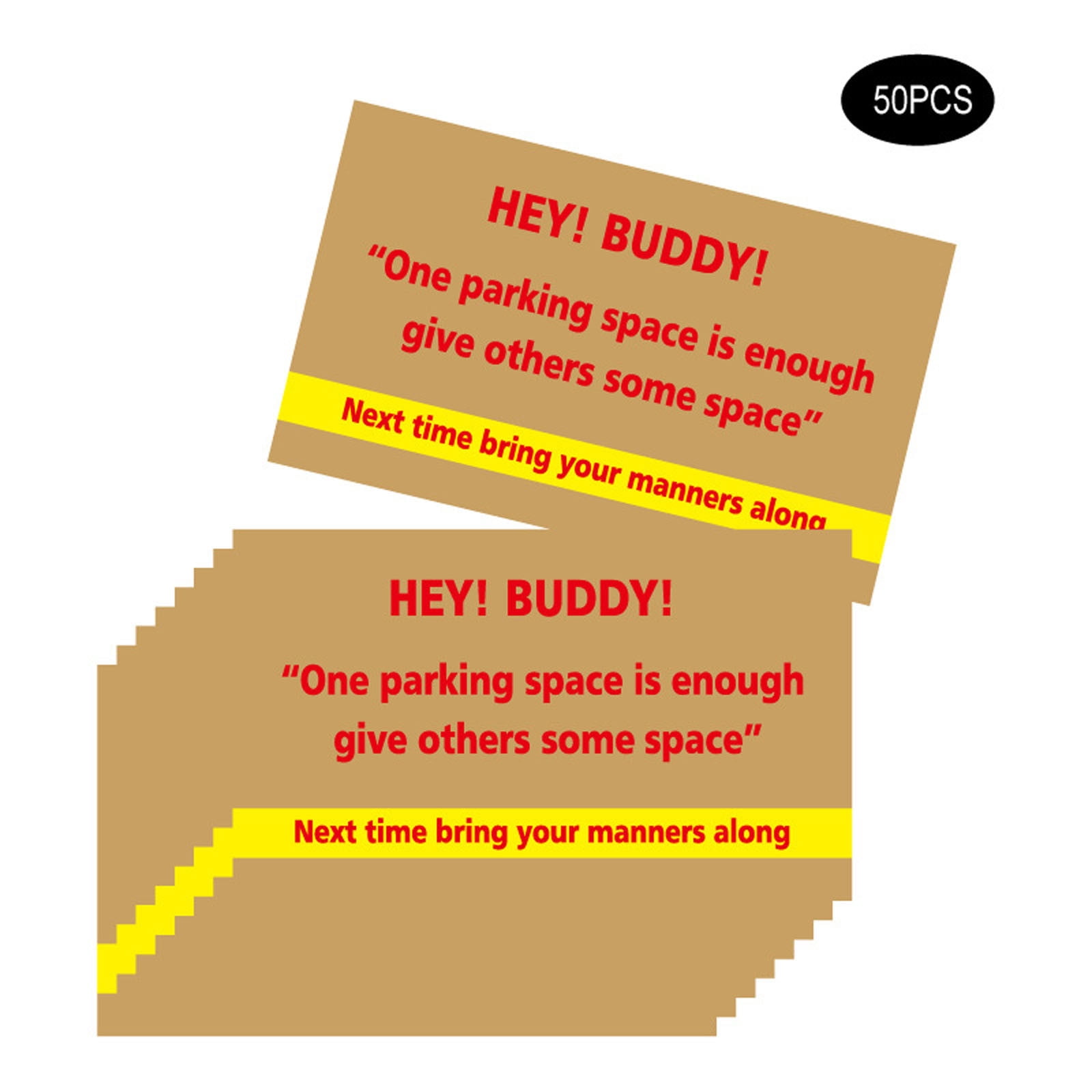 B 50 Parking Cards Multiple Violations Adults Ridiculous Parking Pranks ...