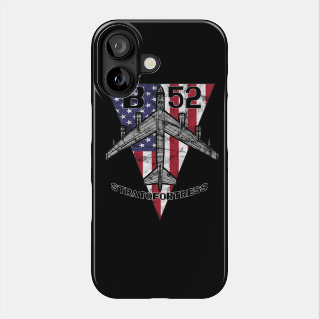 B-52 Stratofortress Bomber Patriotic Case for iPhone 11,12,13,14,15,16 ...