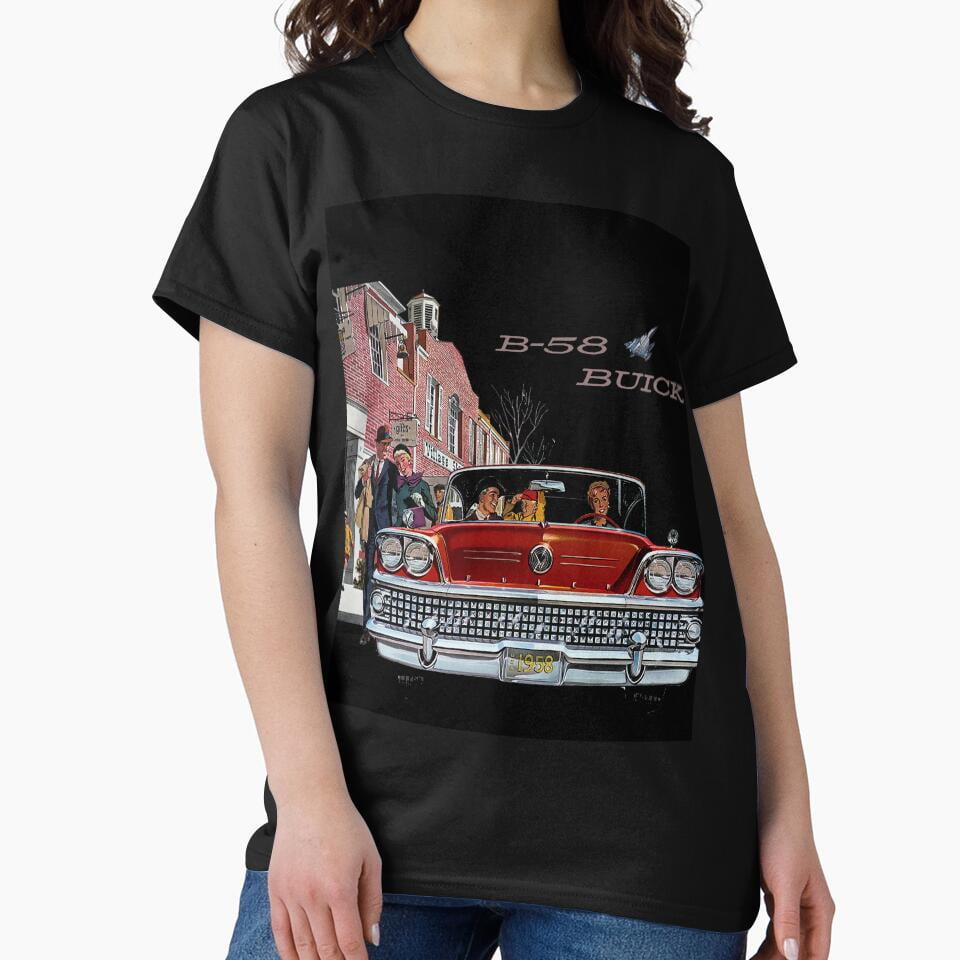 B-58 Buick Funny Car H4390 T-Shirt, for Men and Women, Up to 5XL - Walmart.com