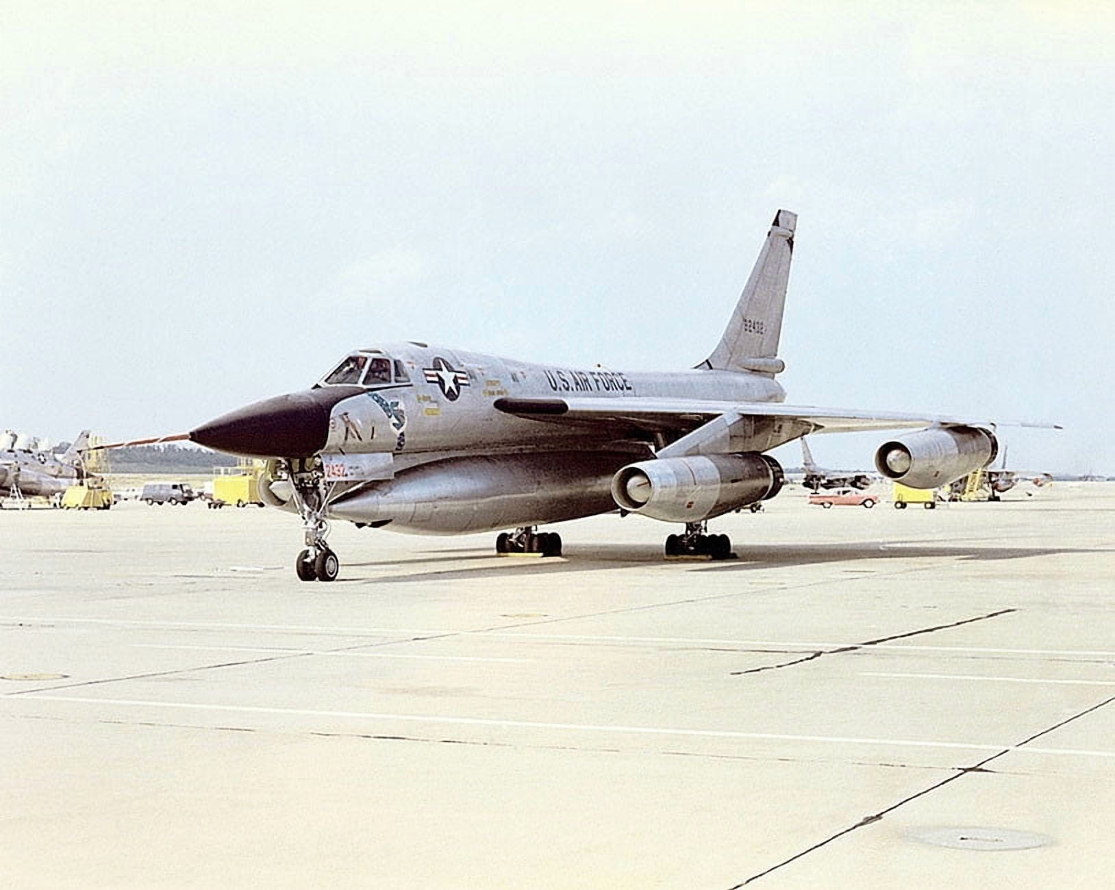 B-58 Hustler on the Ramp - 20x30 Inch Glossy Laminated Aviation Poster ...