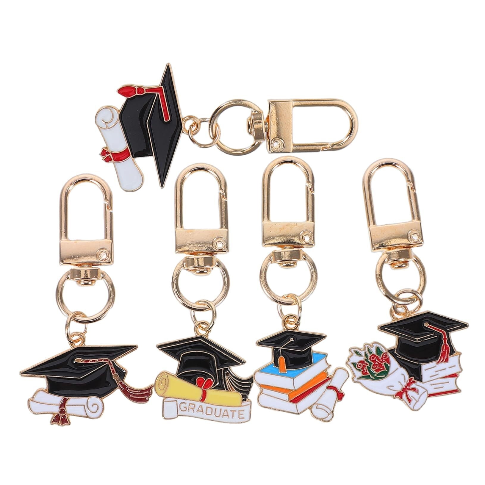B 5pcs 2025 Graduation Cap Keychain Stylish Pendants for Class for ...
