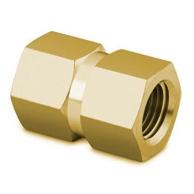B-6-HCG | Swagelok Hex Coupling, 3/8" Female : NPT x 3/8" Female : NPT ...