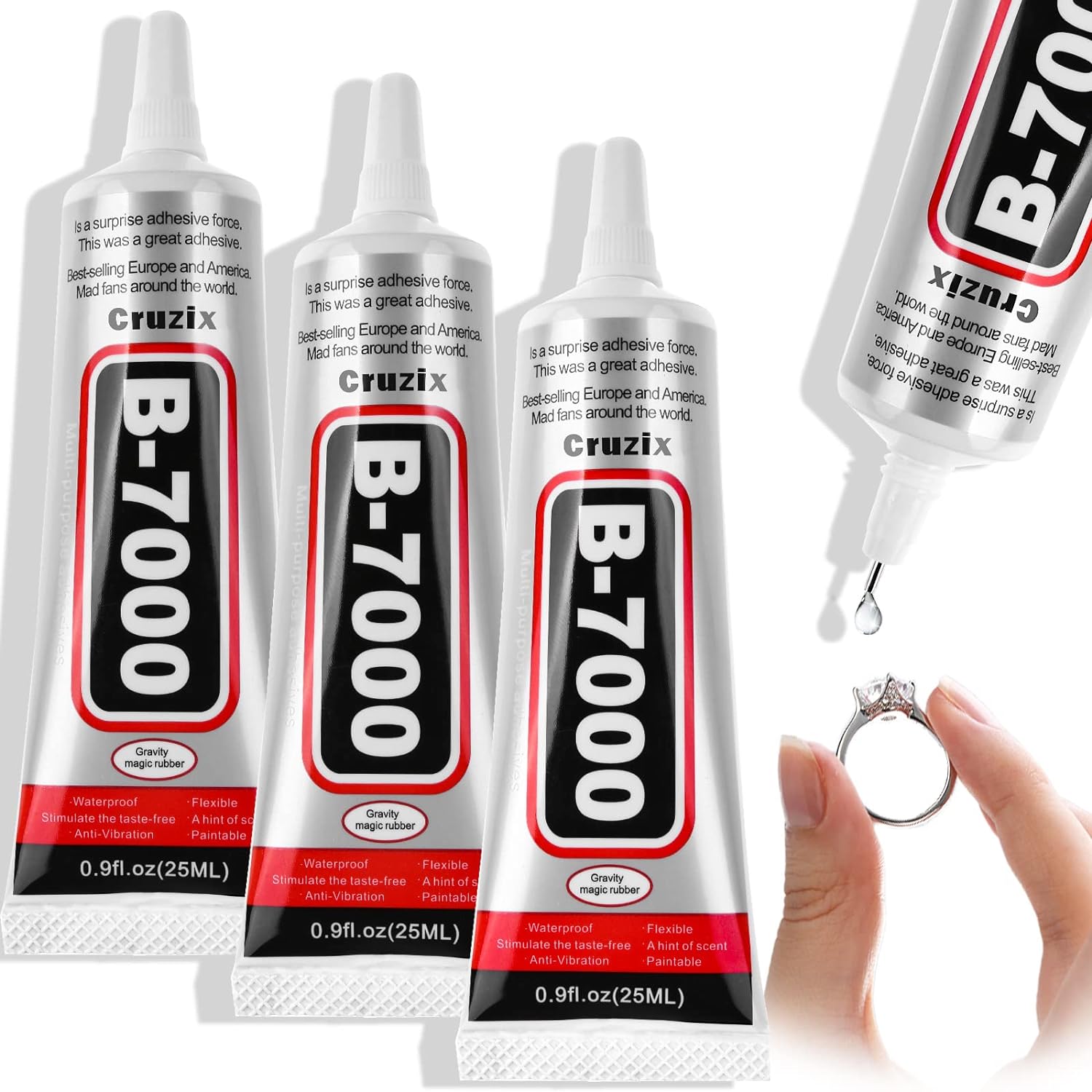 B-7000 Craft Glue for Jewelry Making, Multi-Function B-7000 Super ...