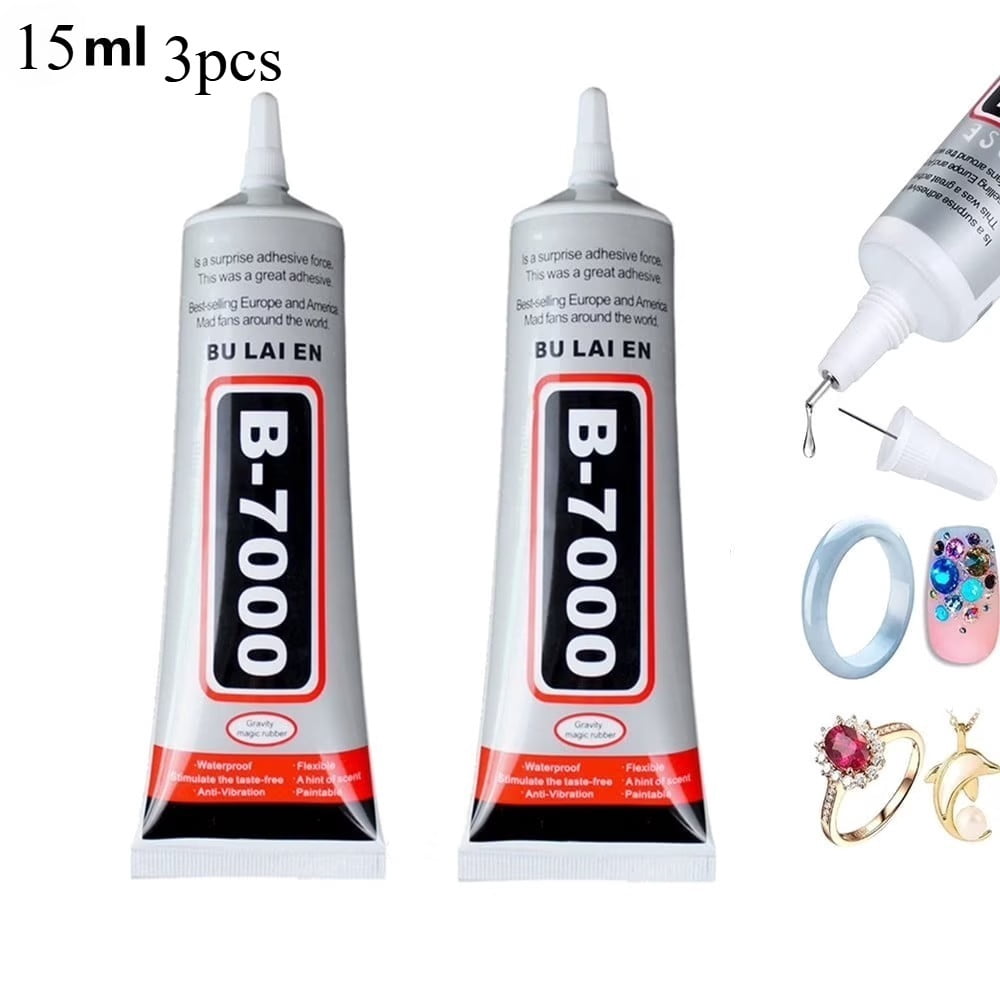 B-7000 Rhinestones Craft Glue, 110ML Clear Adhesive B7000 Glue ...