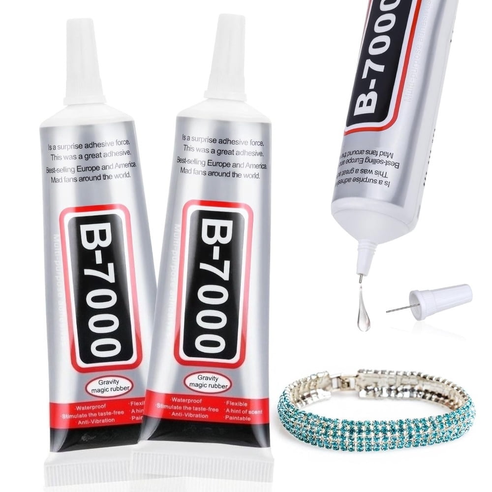 B-7000 Rhinestones Craft Glue, 110ML Clear Adhesive B7000 Glue ...