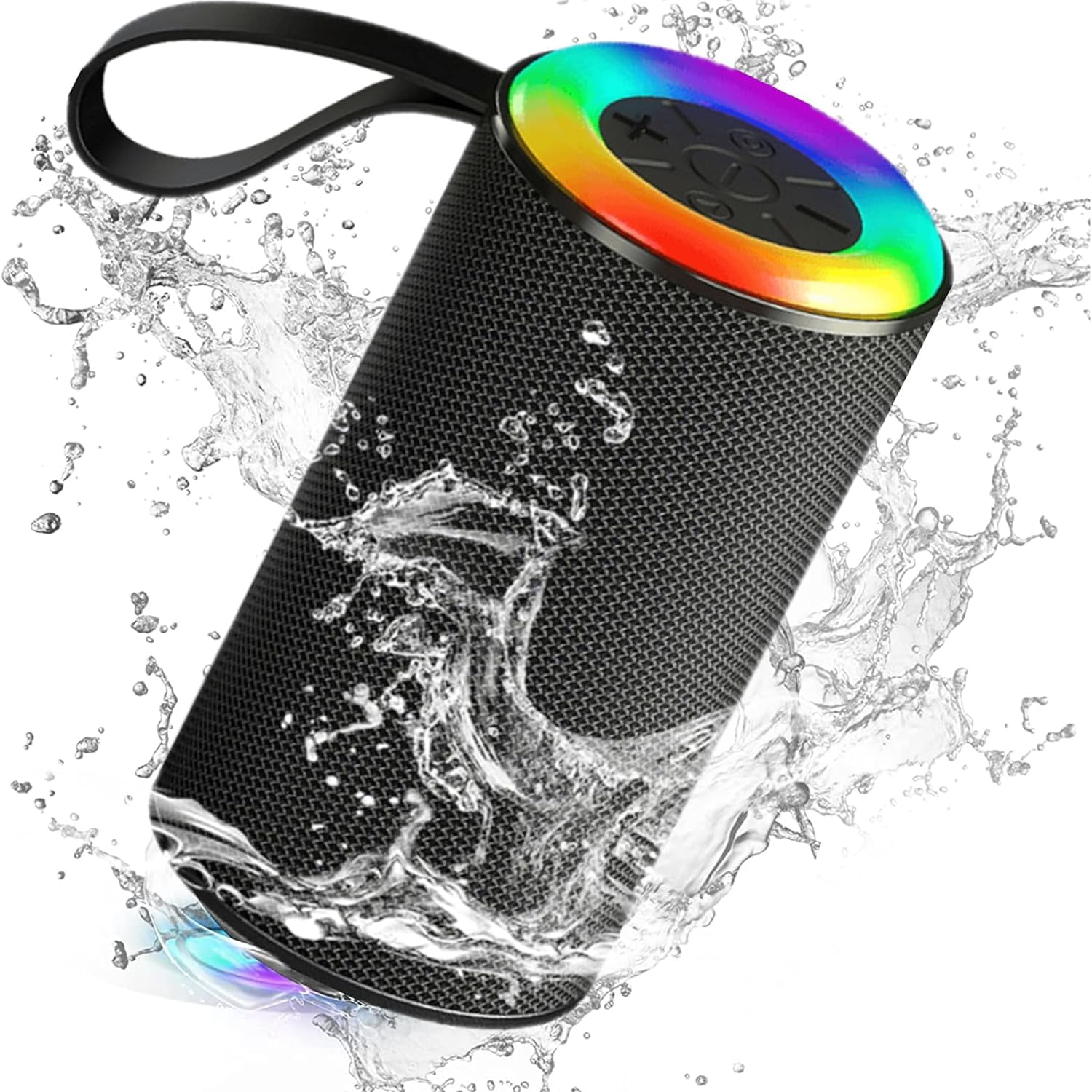B-703 Portable Bluetooth Speaker, IPX5 Waterproof, Dual Pairing ...