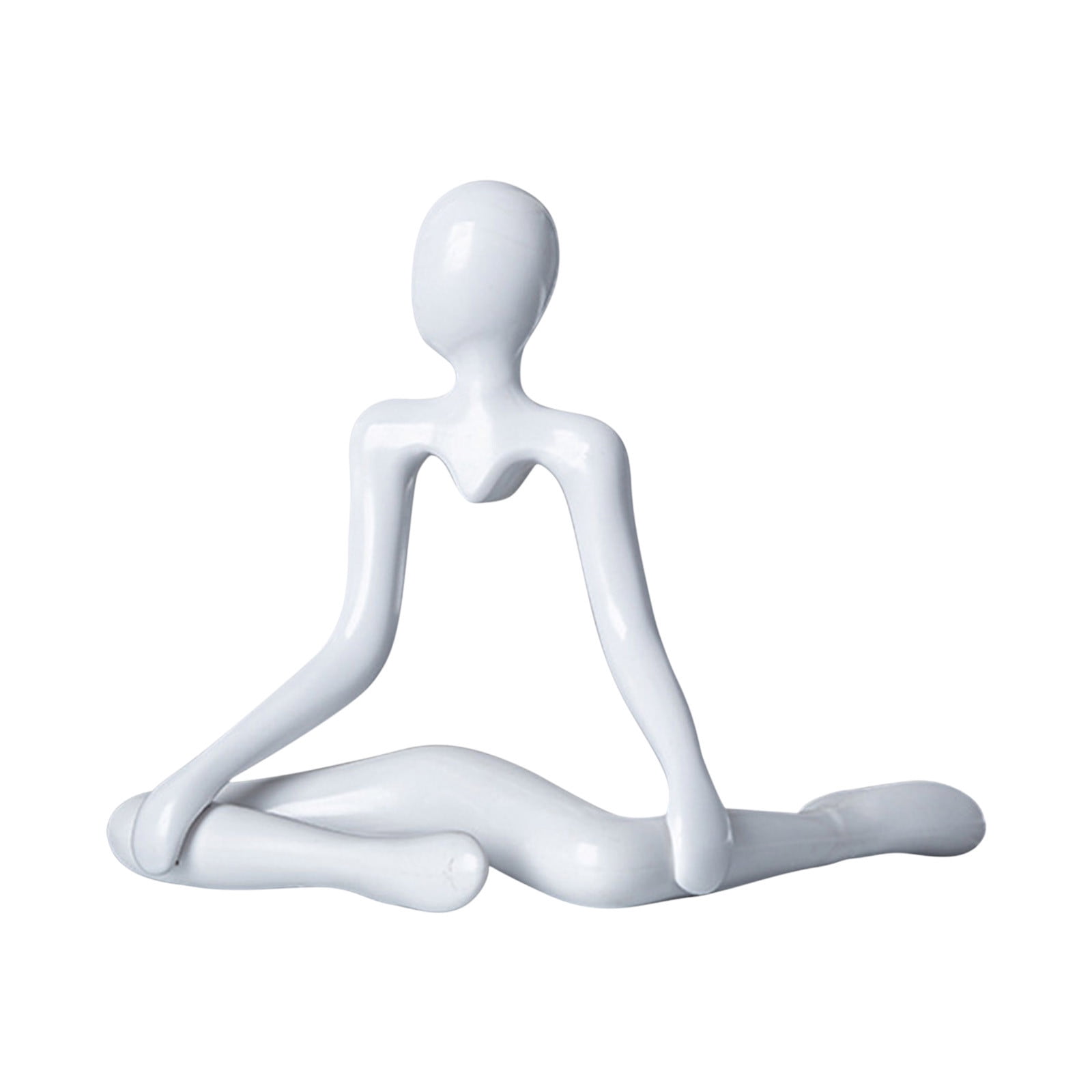 B Abstract Thinker Figure Plastic Craft Cute Small Ornament Room Decor ...