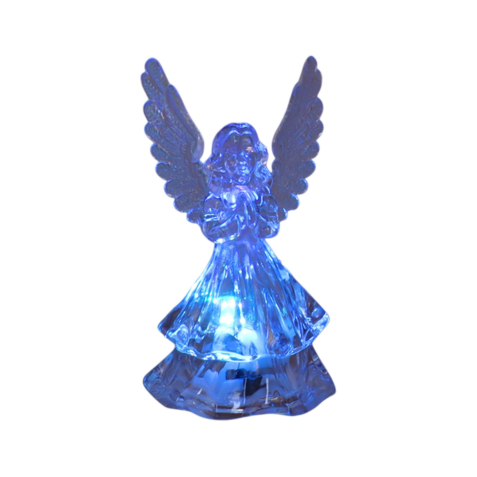 B Acrylic Night Light, Angel Night Lamp, Bedside Lamp With Multicolor ...