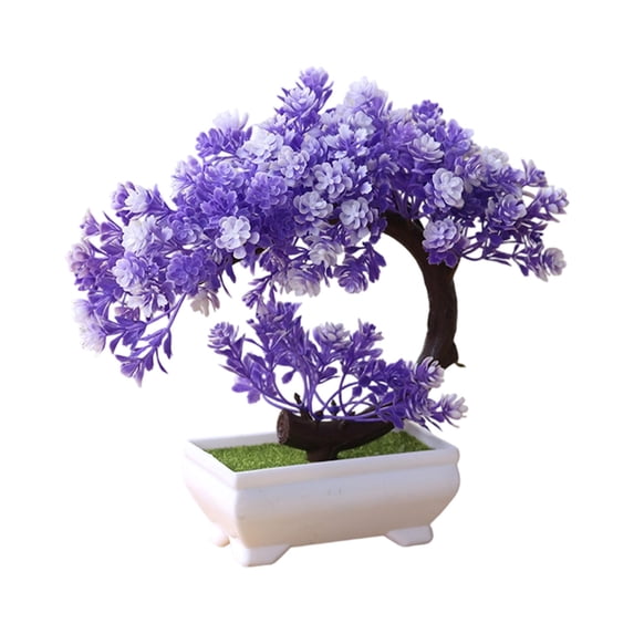 B Artificial Potted Plant With Bendable Stems For Home Office Desk ...