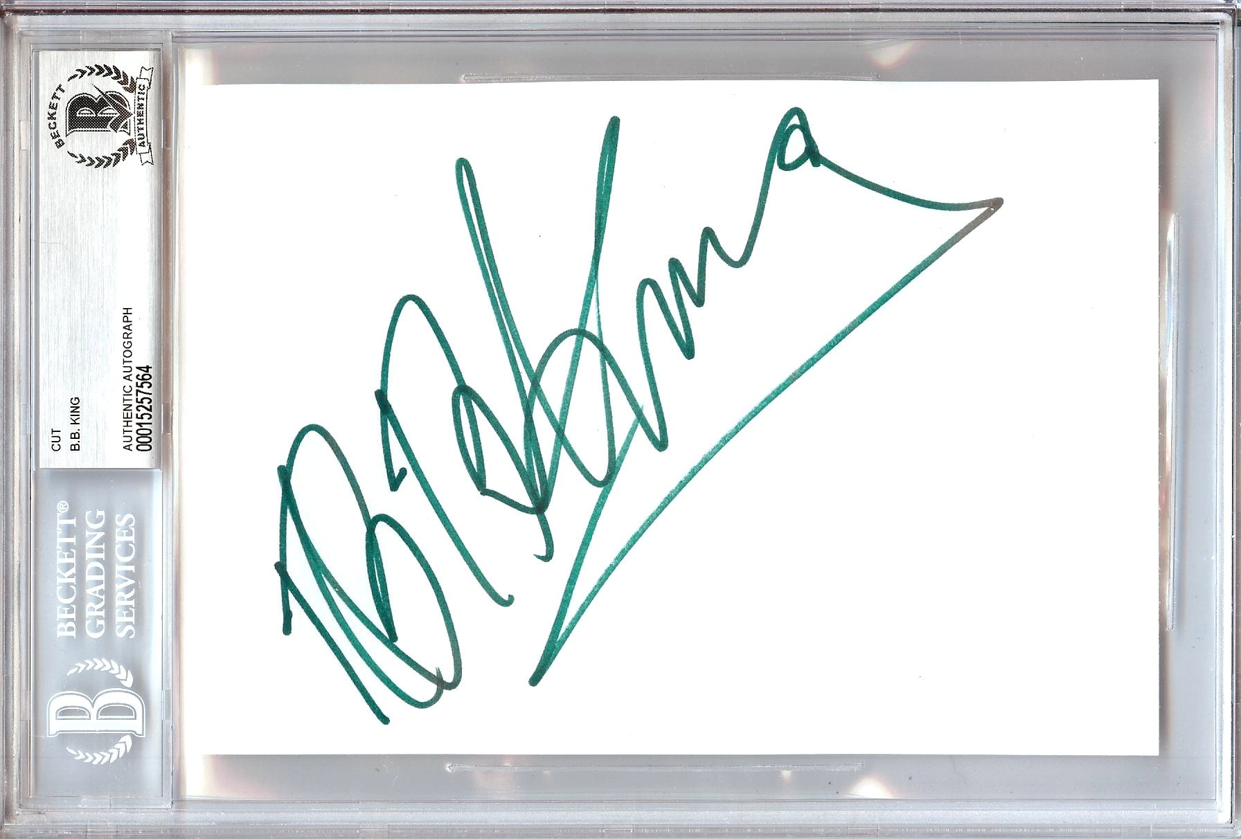 B.B. King Signed Autographed Cut Signature Blues Legend BAS ...