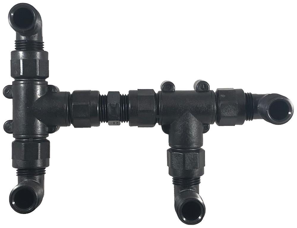 B&B Molders Dual Diverter Valve #9 for RV Nautilus Panels - Walmart.com