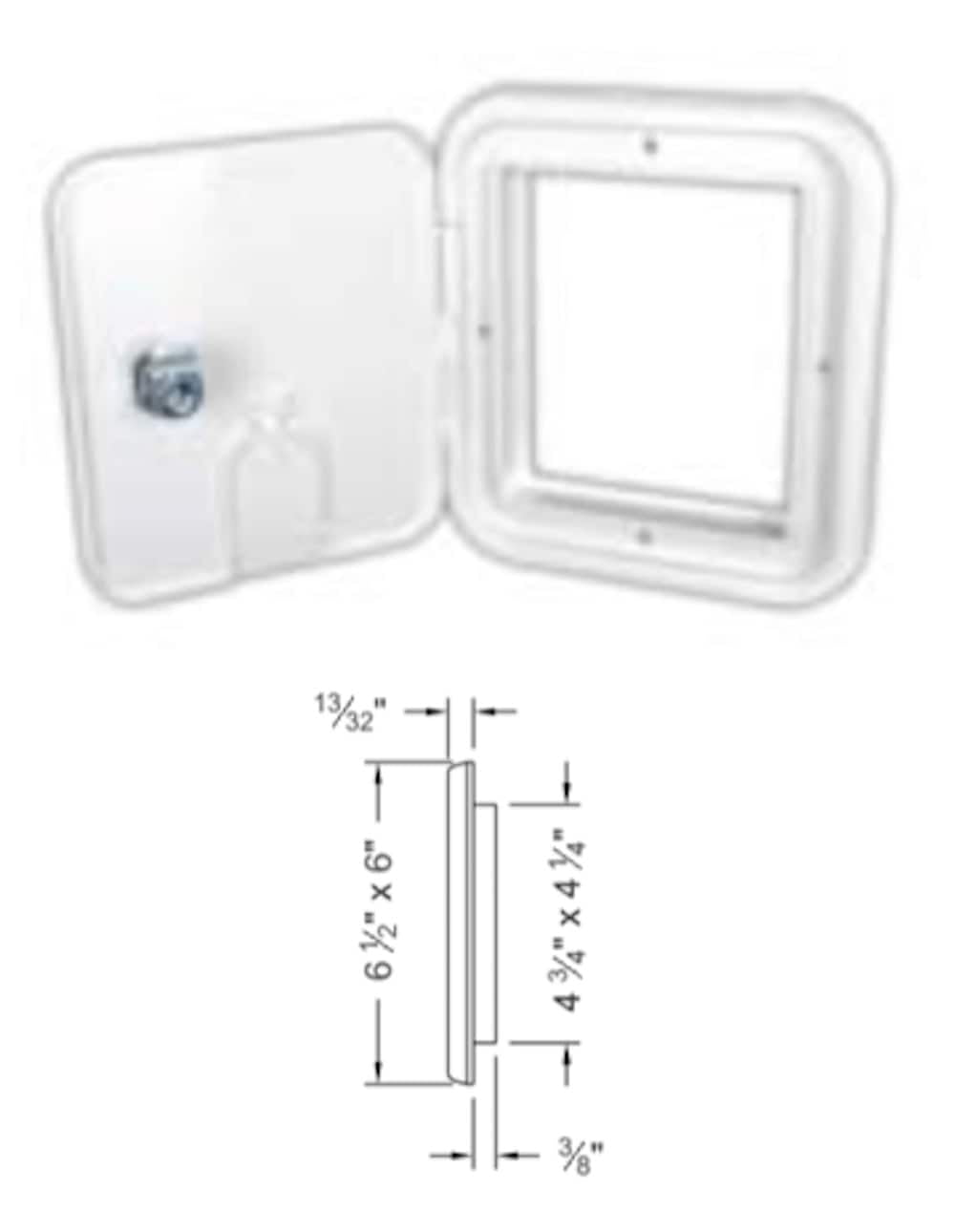B&B Molders Electric Cable Hatch with Key Lock - Walmart.com