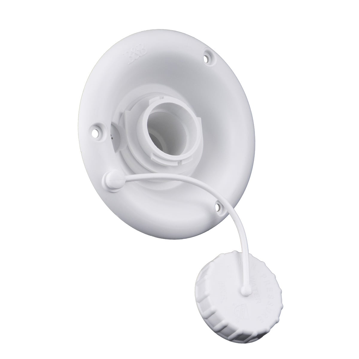 B&B Molders Gravity Water Dish with Vent, White - Walmart.com