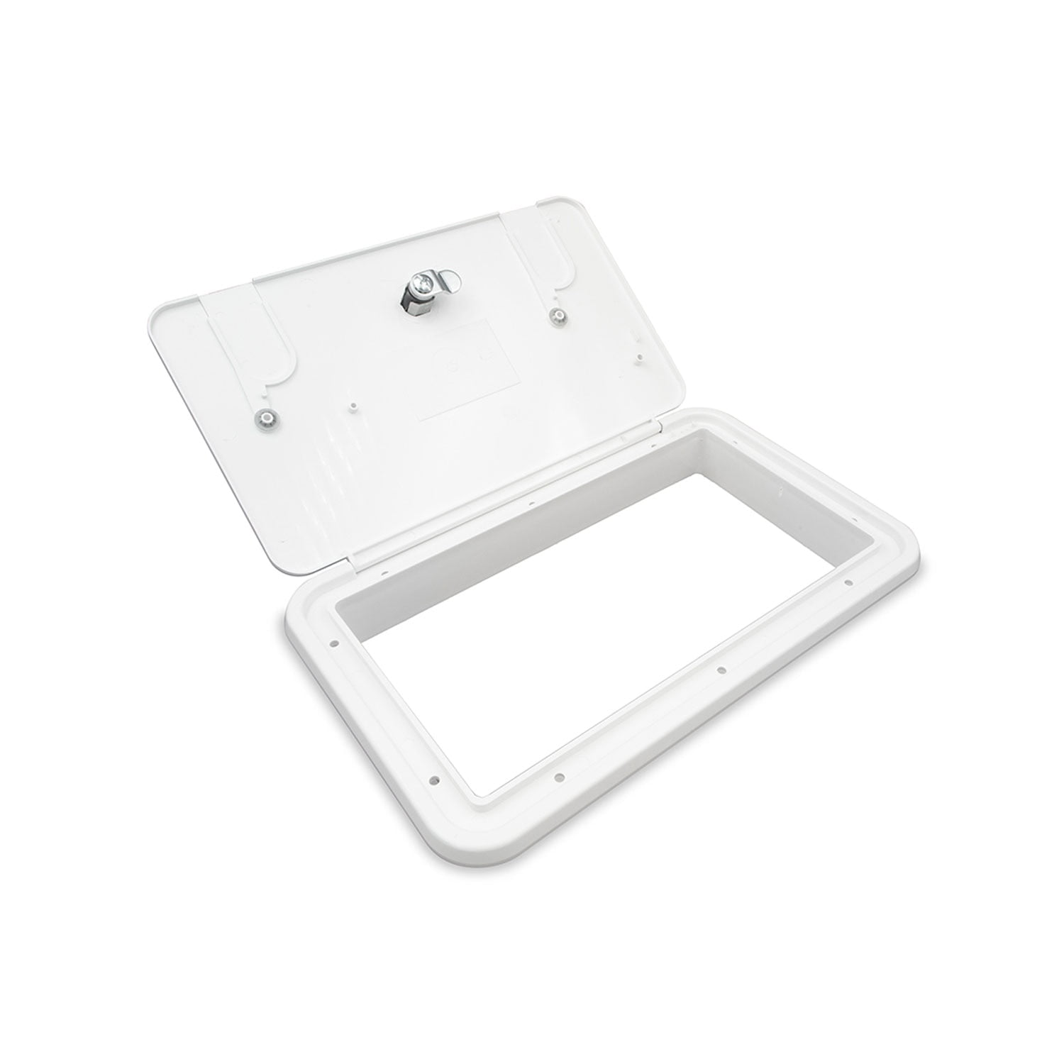 B&B Molders Multi-Purpose Hatch with 2 Vermin Doors, Key Lock, Polar ...